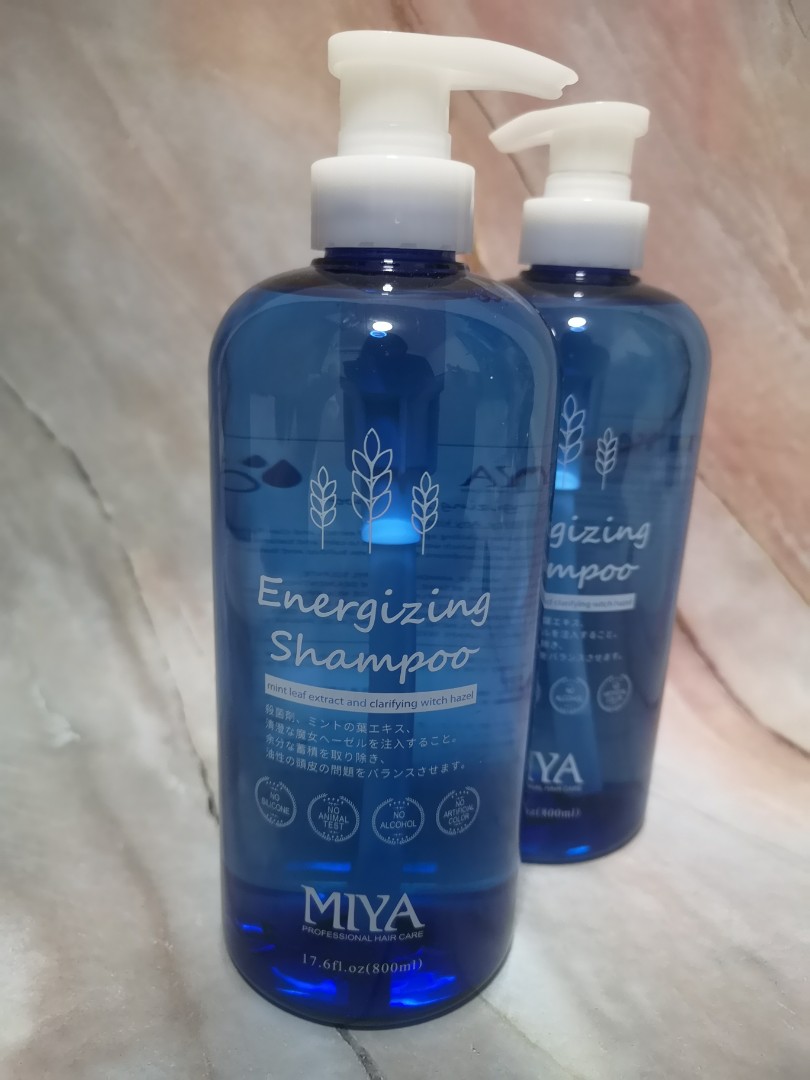 Miya Energising Shampoo, Beauty & Personal Care, Hair on Carousell