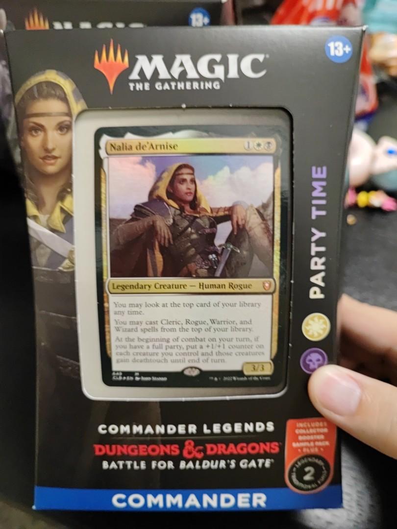 Mtg Magic the gathering Party Time Baldur Gate precon deck, Hobbies ...