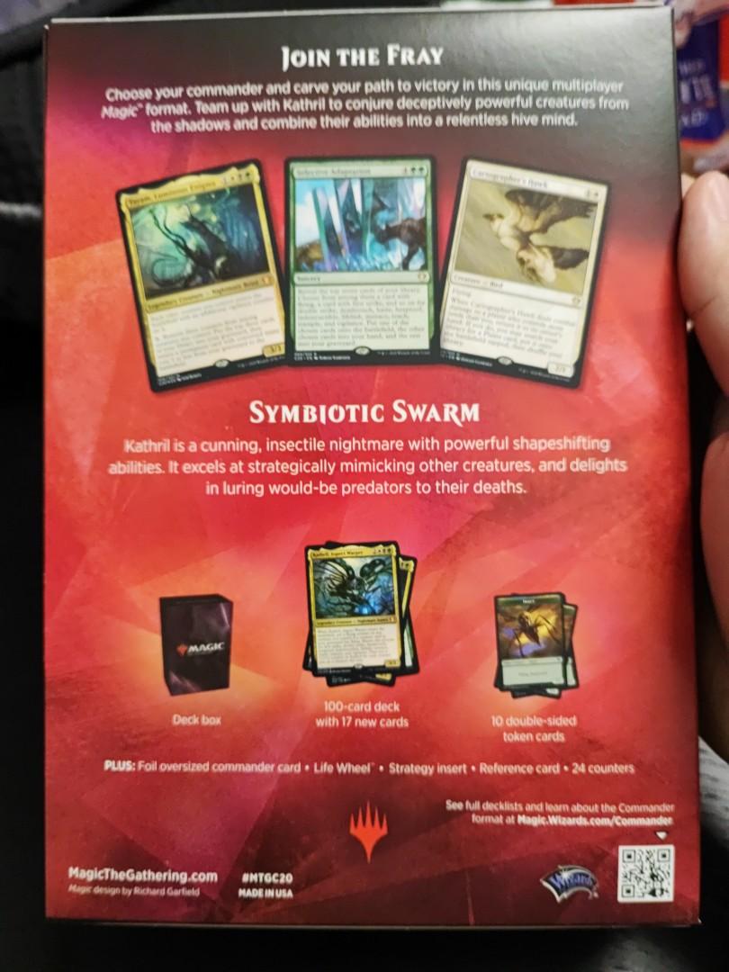 Mtg Magic the gathering symbiotic swarm precon deck, Hobbies & Toys, Toys & Games on Carousell