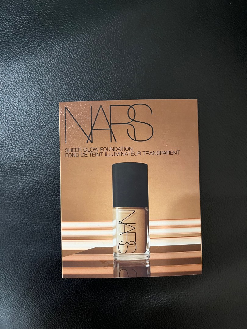 NARS SHEER GLOW FOUNDATION SAMPLE, Beauty & Personal Care, Face, Makeup ...