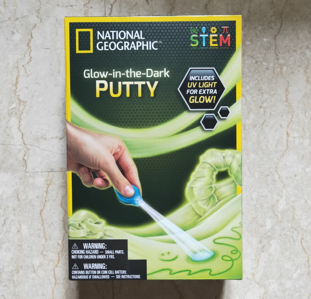 Nat Geo Glow in the Dark Putty, Hobbies & Toys, Toys & Games on Carousell