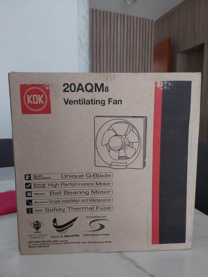 NEW MODEL KDK VENTILATION FAN 20AQM8, Furniture & Home Living, Lighting ...