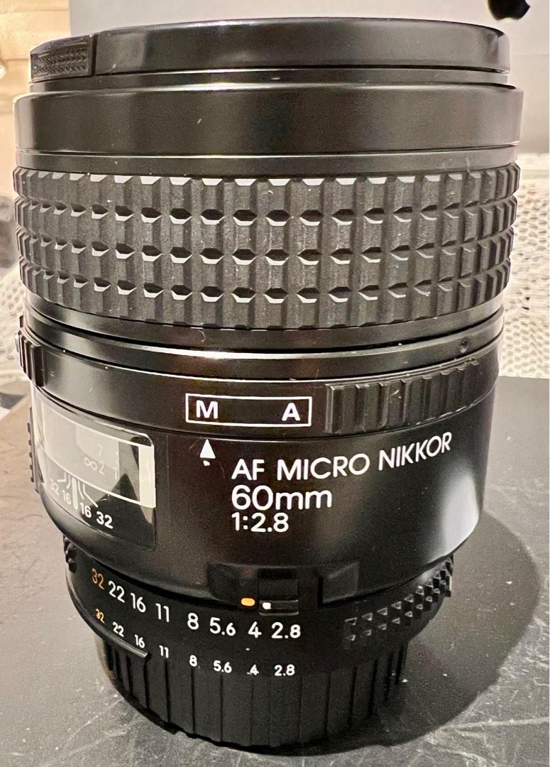 Nikon AF 60mm F/2.8 Micro Nikkor lens, Photography, Lens & Kits on Carousell