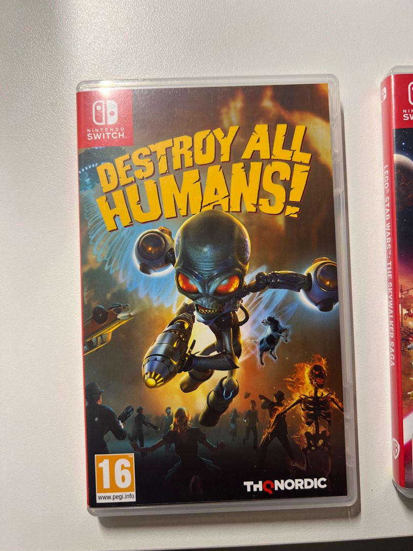 Nintendo Switch - Destroy All Humans, Video Gaming, Video Games ...