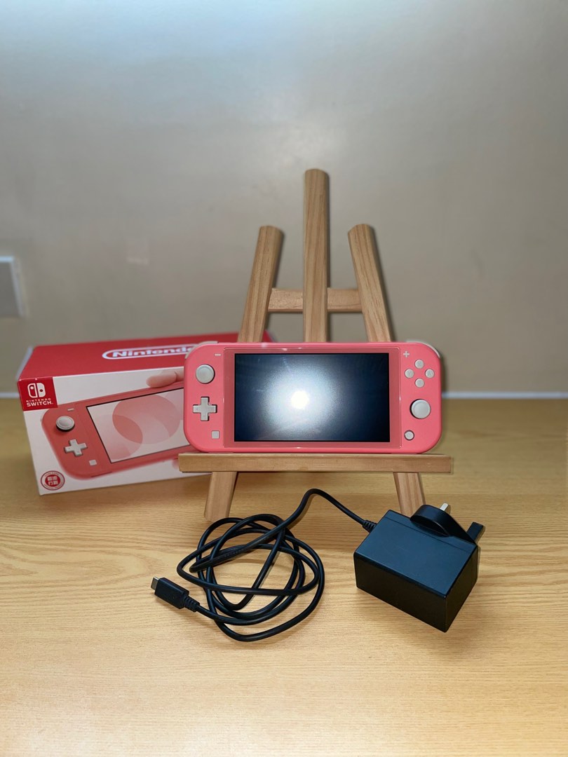 Nintendo Switch Lite - Coral Pink, Video Gaming, Video Game Consoles ...