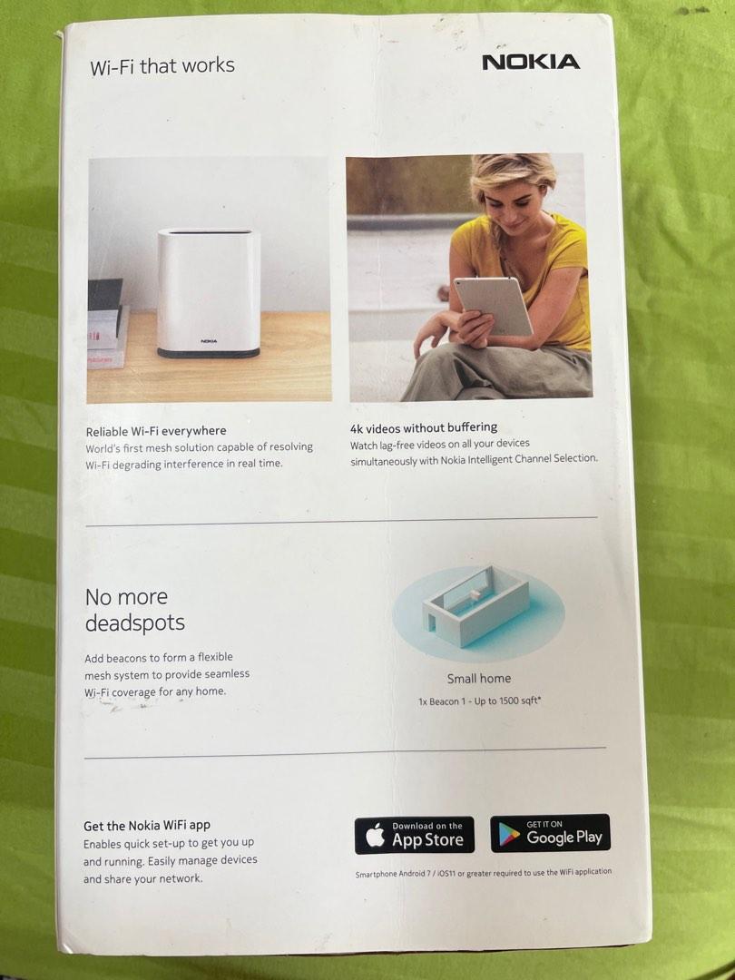 NOKIA WiFi Beacon Mesh, TV & Home Appliances, Other Home Appliances on ...