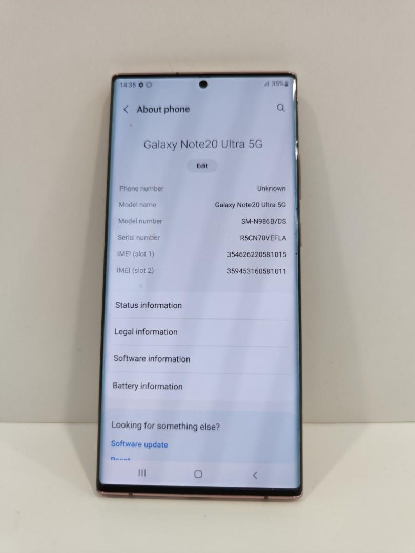 Note 20 Ultra 5G (Screen have Black Dots), Mobile Phones & Gadgets ...