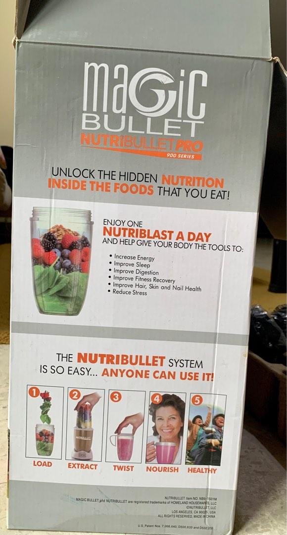 Nutri bullet pro 900 series in excellent condition, TV & Home ...