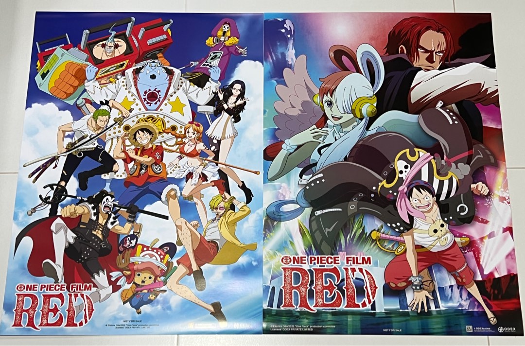 One Piece Film Red A2 Posters, Hobbies & Toys, Memorabilia ...