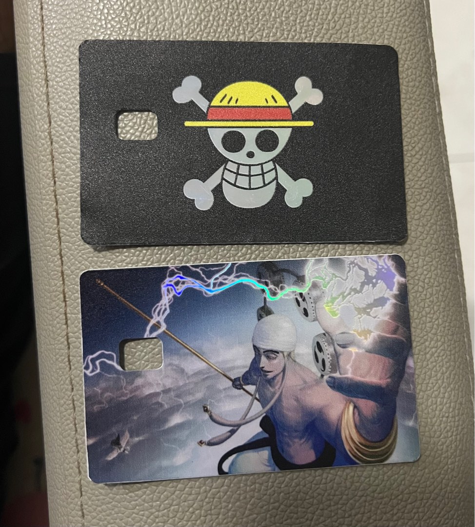One Piece Hologram Skin / ATM Card Sticker, Women's Fashion, Bags ...