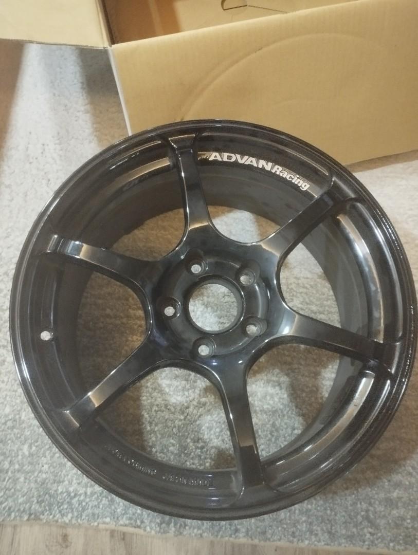 Original Advan racing 17" rims, Car Accessories, Tyres & Rims on Carousell