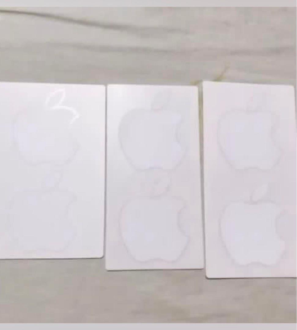 Original Apple logo white sticker, Hobbies & Toys, Stationery & Craft ...
