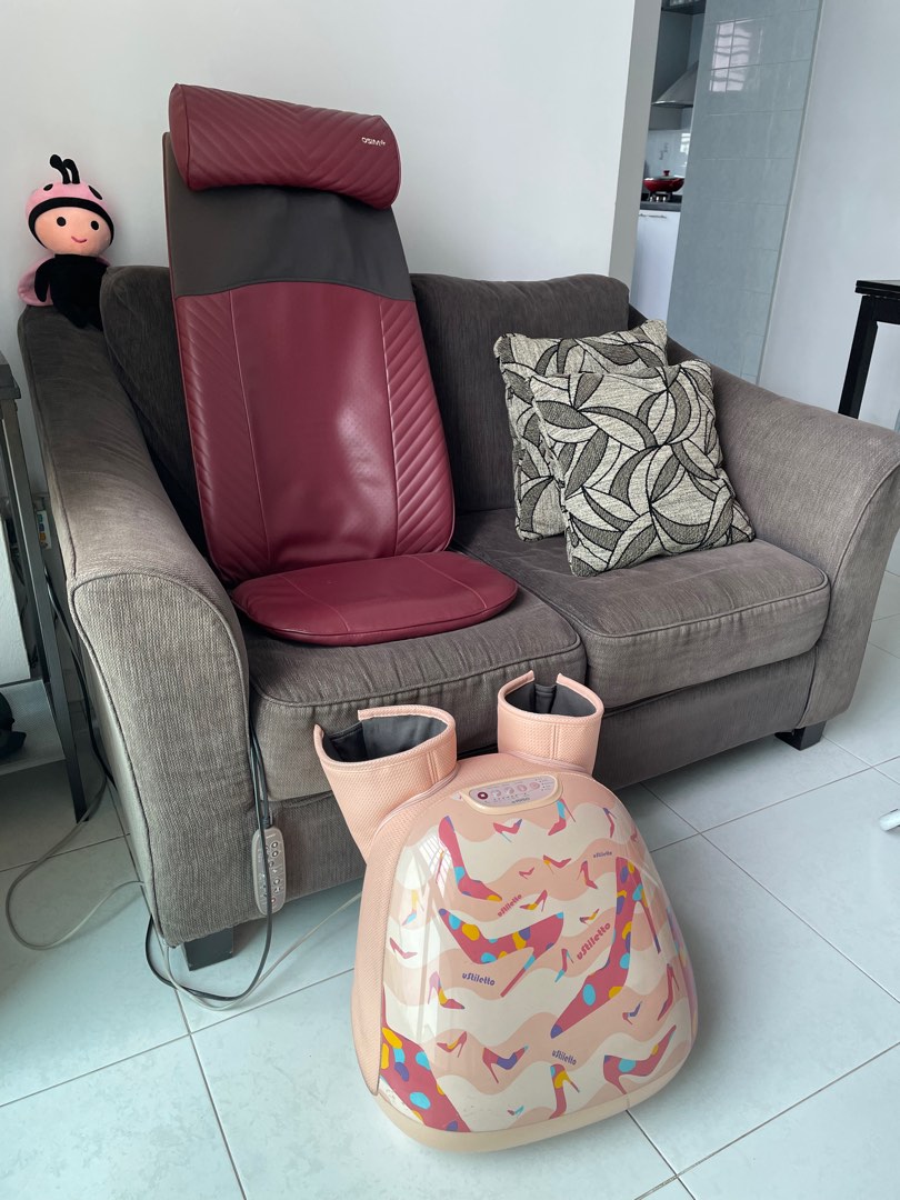 Osim back massager chair / Osim foot massager, Health & Nutrition ...