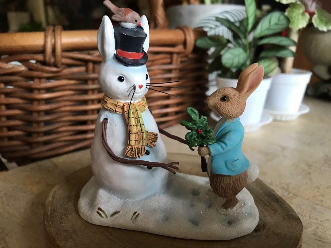 Peter Rabbit and Snowy Rabbit Figurine, Hobbies & Toys, Memorabilia ...
