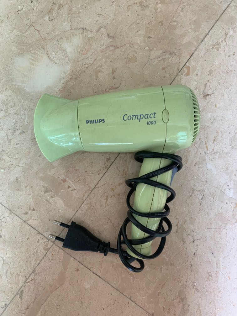 Philips Compact 1000 Hair Dryer, Beauty & Personal Care, Hair on Carousell