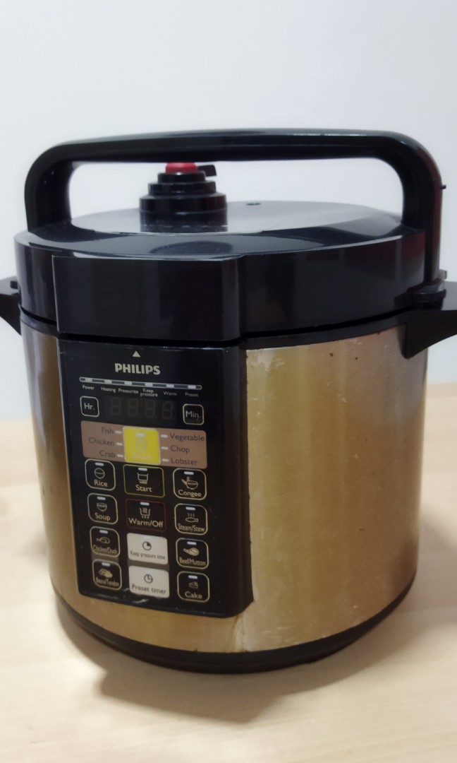 Philips Pressure Cooker 6Litres, TV & Home Appliances, Kitchen ...