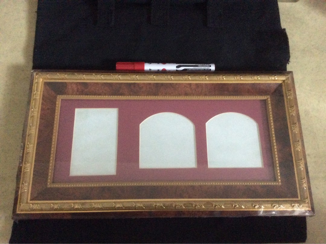 Picture Frame Gold Antique like Unique - 3 slots - New, Furniture ...