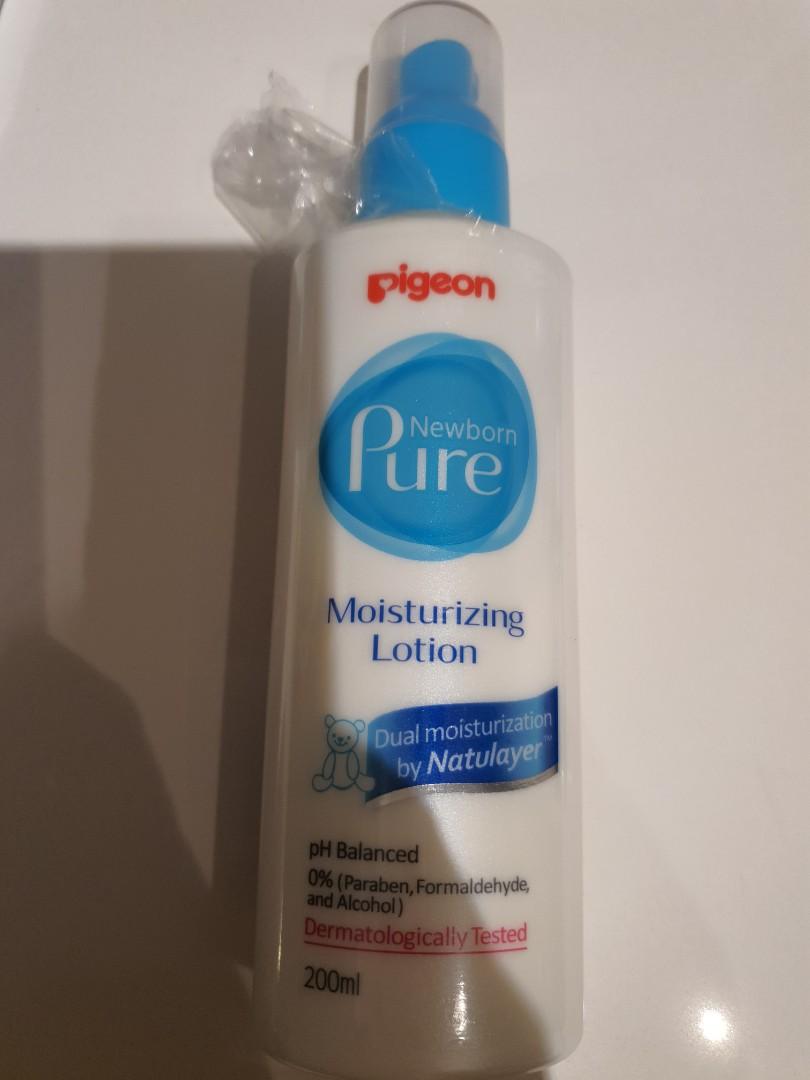 Pigeon newborn pure moisturising lotion, Babies & Kids, Bathing ...