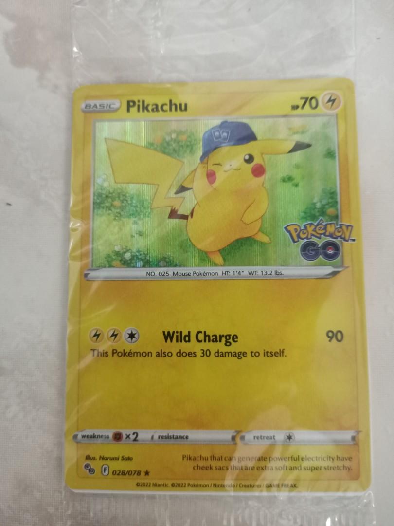 Pikachu Holographic Pokemon Go TCG, Hobbies & Toys, Toys & Games on ...