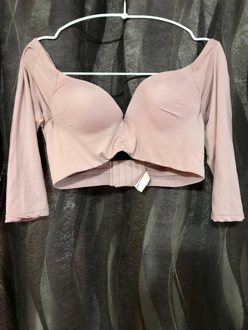 Pink Off Shoulder Crop Top, Women's Fashion, Tops, Others Tops on Carousell