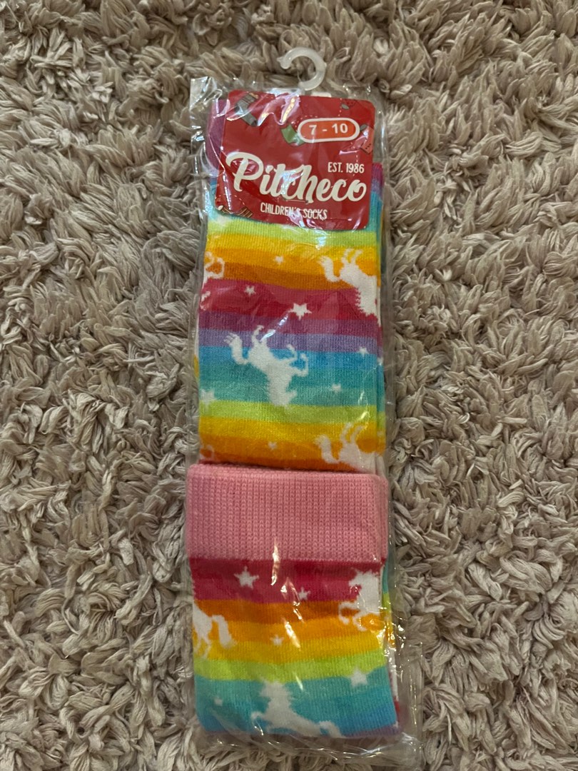 Pitcheco Knee High Socks, Babies & Kids, Babies & Kids Fashion on Carousell