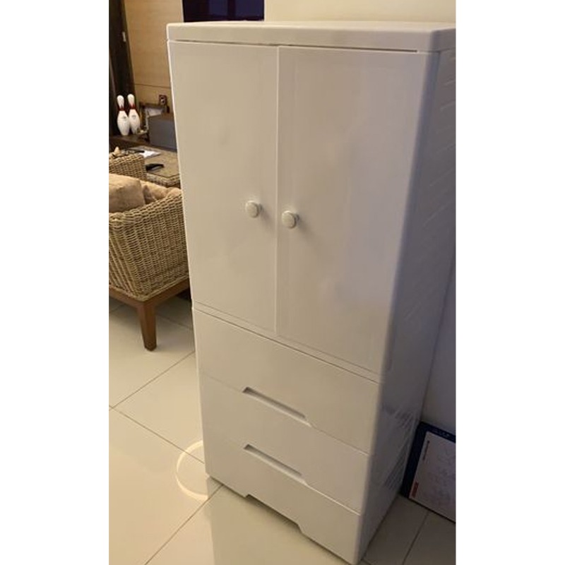 Plastic PVC Storage Cabinet Storage Rack, Furniture & Home Living ...