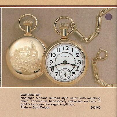 Pocket Watch / The Conductor / Made in Canada / Vintage /1977 / Dollar ...