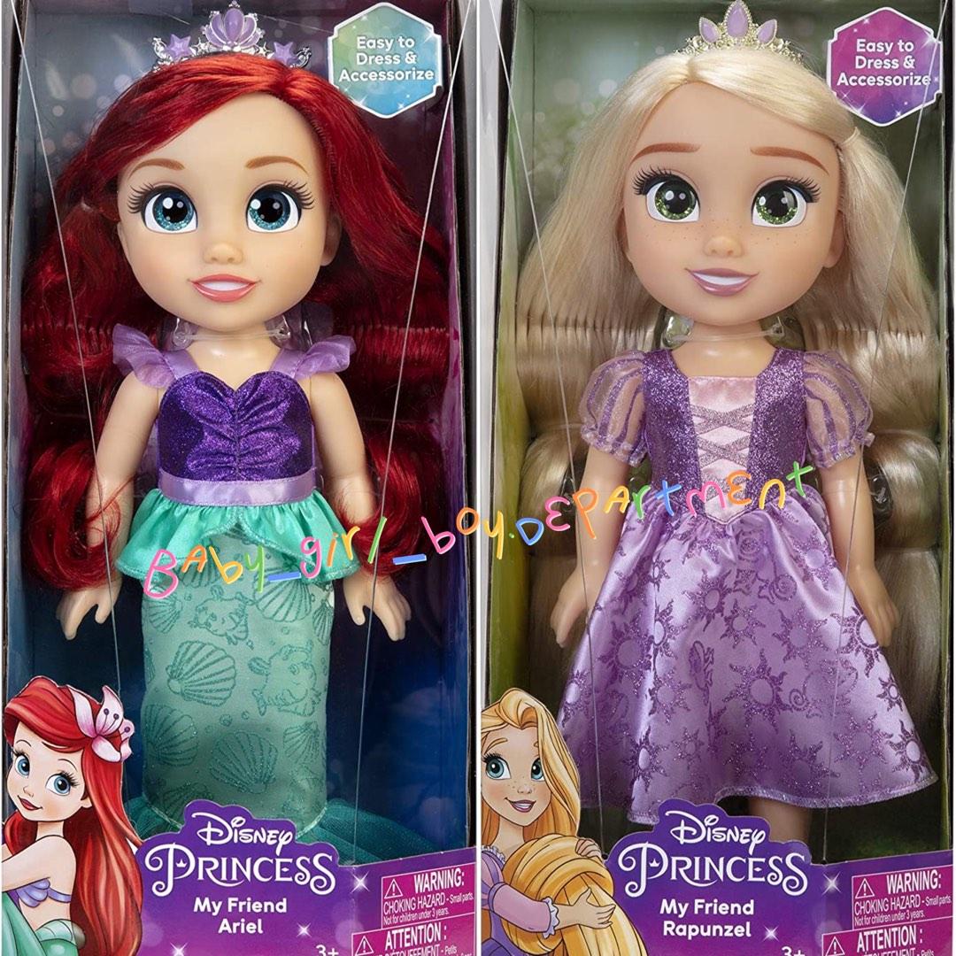 (PO)Disney Princess My Friend Rapunzel/Ariel Doll 14" with Outfit and ...