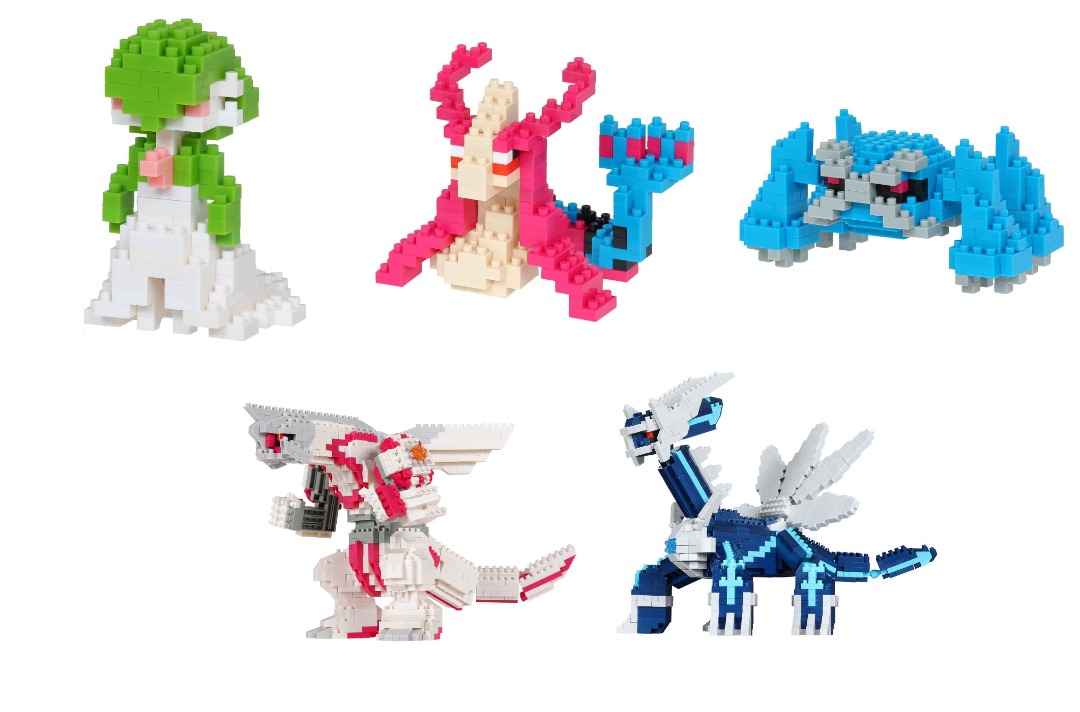 Pokemon Nanoblock Series NBPM 094 Dialga DX / 095 Palkia DX / 098 ...