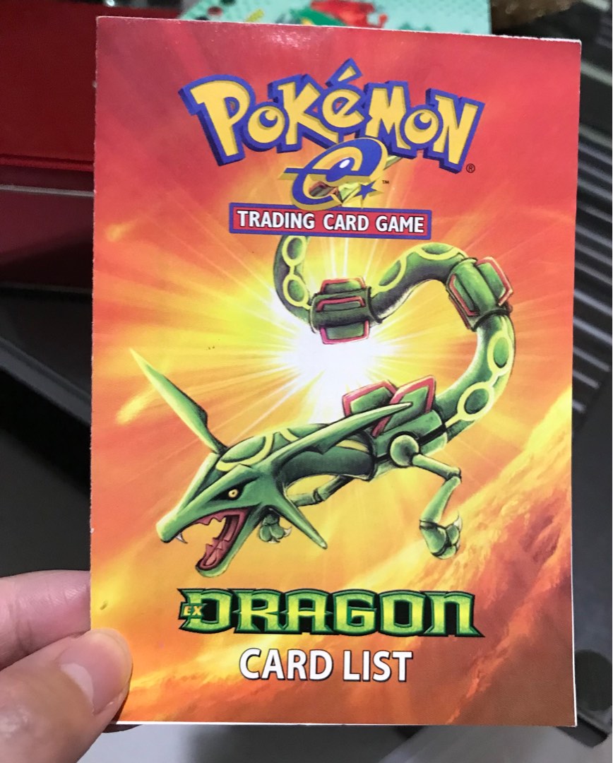 Pokemon Trading Card Game EX Dragon Card List, Hobbies & Toys, Toys ...
