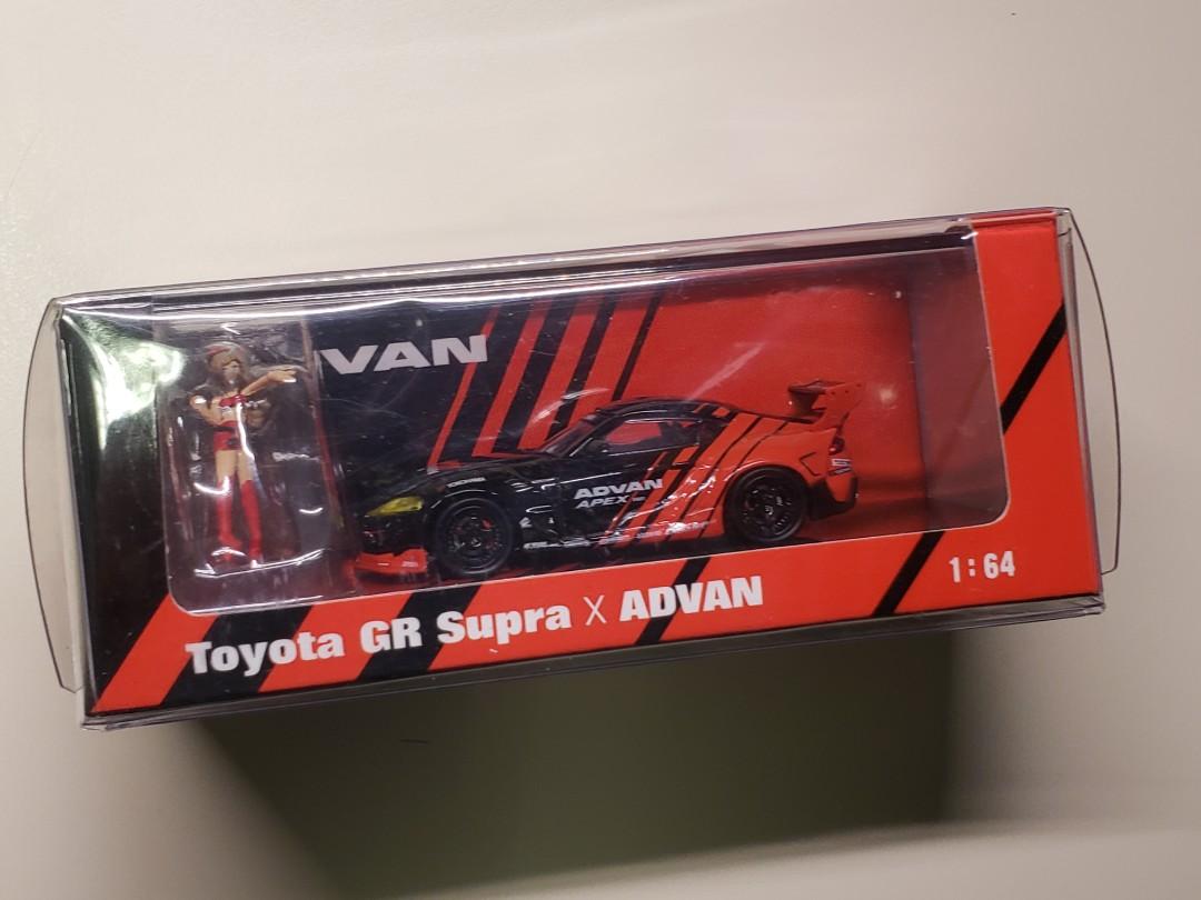 Pop Race - Toypta GR Supra Advan Livery with Race Queen Figure, 興趣及遊戲 ...