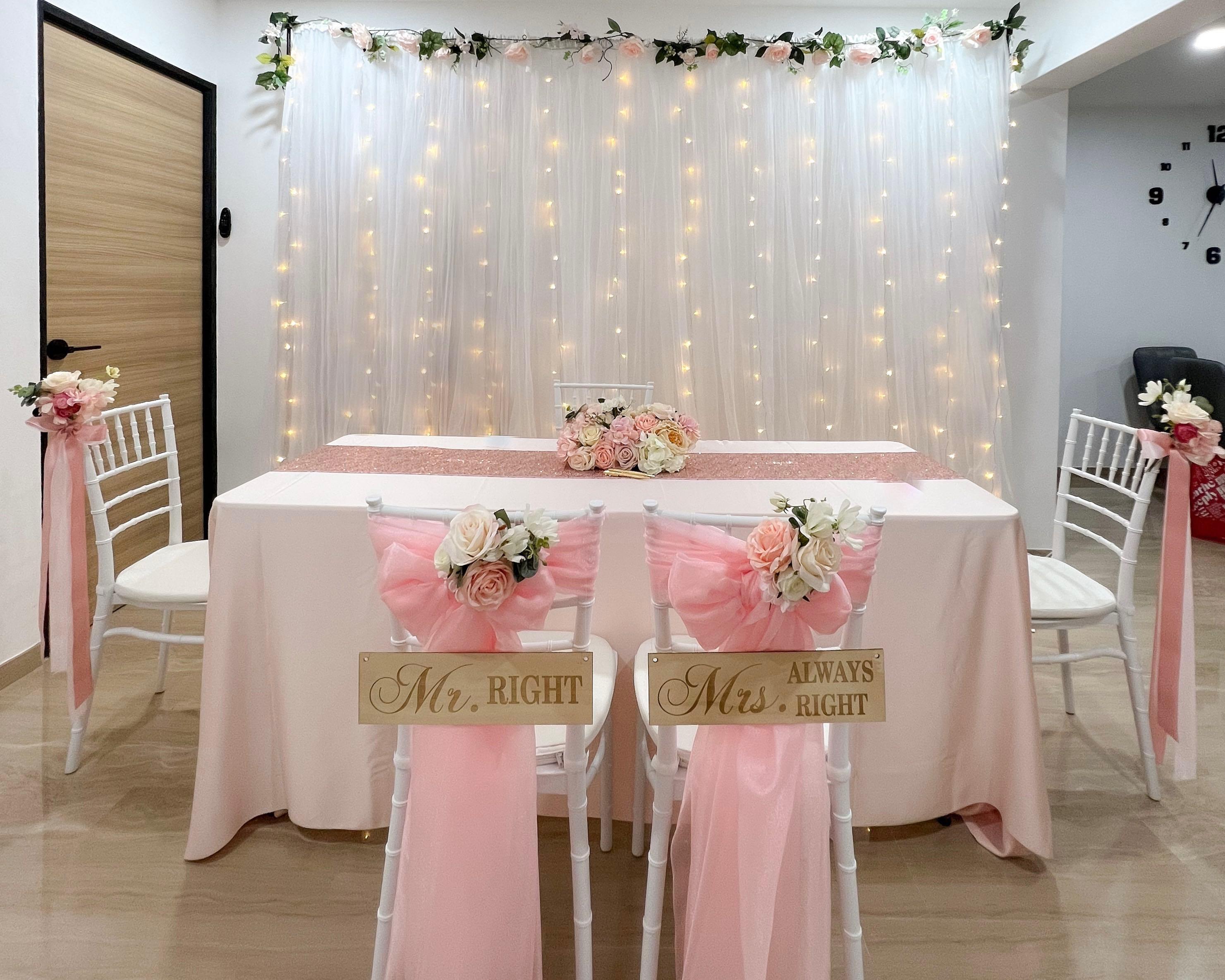 [Set-up] Basic Solemnisation Decor for Indoor & Outdoor , Hobbies ...