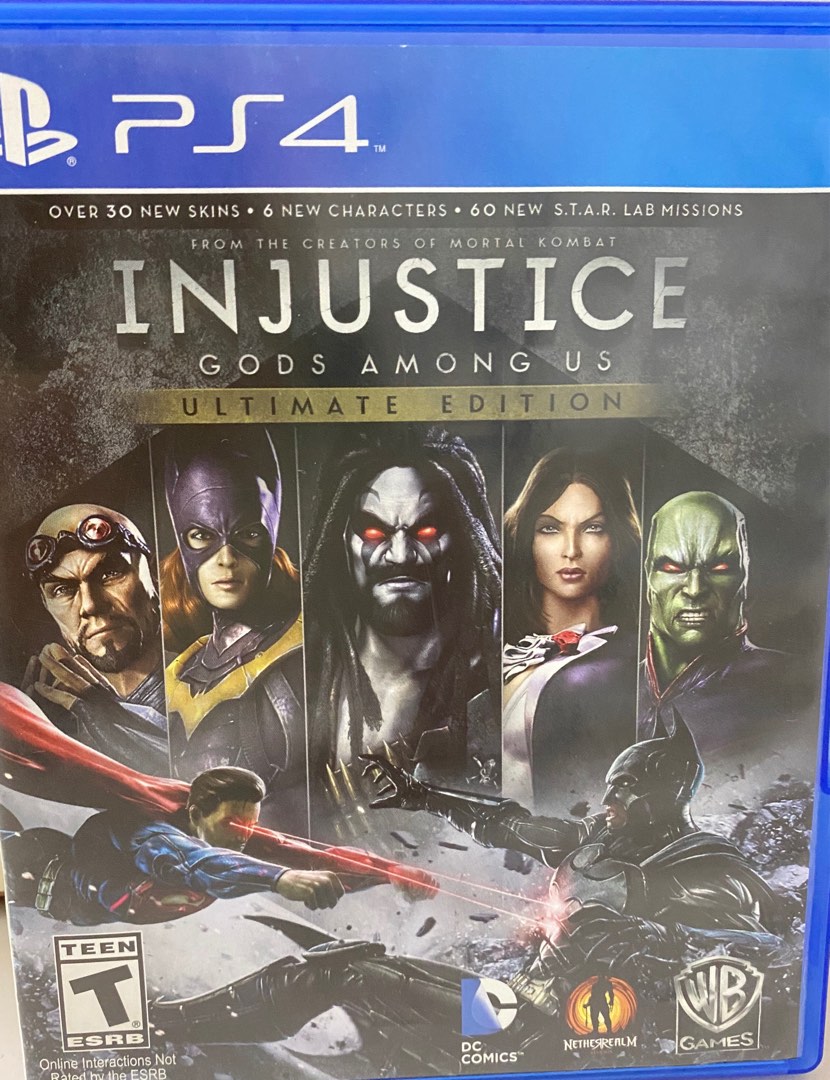 PS4 Games Injustice Ultimate Edition, Video Gaming, Video Games ...