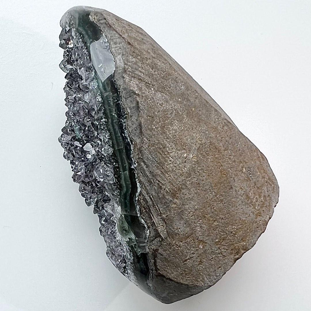 Rare Black Amethyst Geode with Rosette, Hobbies & Toys, Memorabilia ...