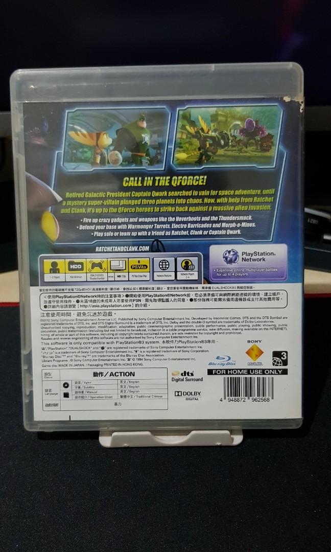 Ratchet and Clank QForce Rare PS3, Video Gaming, Video Games ...