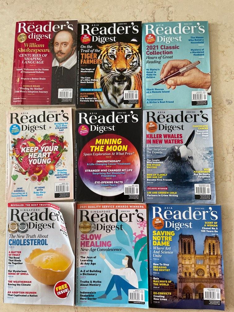 Readers digest 9 books 2021 issue, Hobbies & Toys, Books & Magazines ...