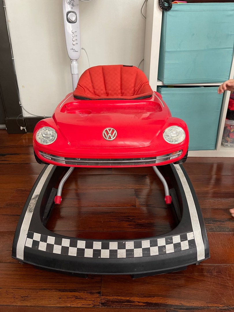 Red volkswagen baby walker, Babies & Kids, Infant Playtime on Carousell