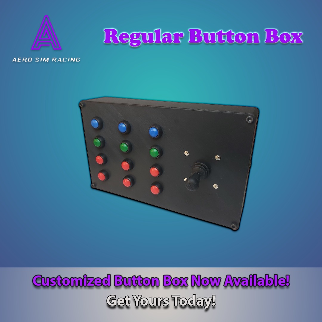 Regular Sim Racing Button Box / Formula Simulator / Flight Simulator ...