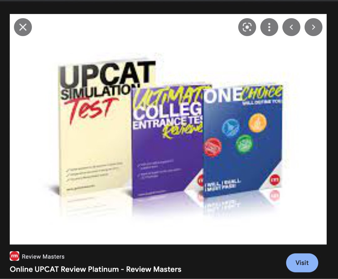Review Masters ACET USTET UPCAT DCAT College Entrance Test Reviewer set ...