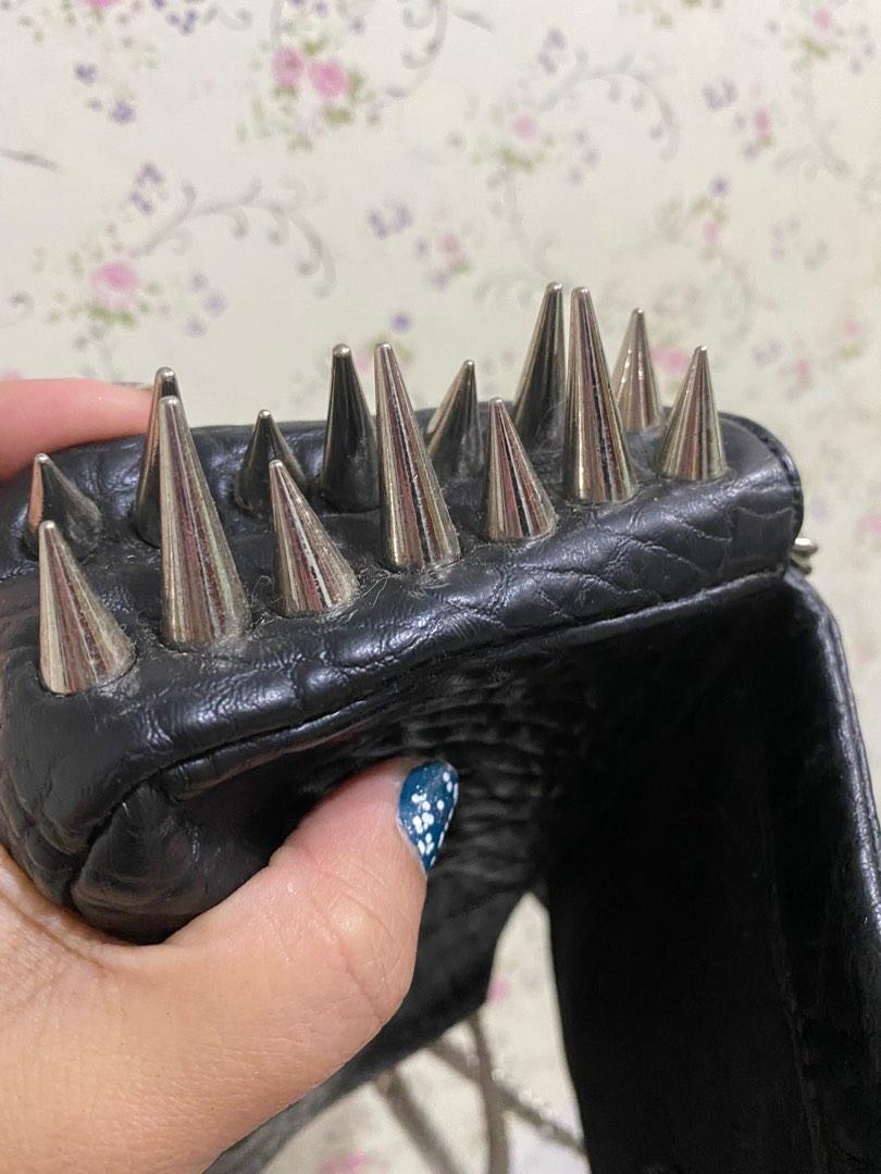 Rockstar spikey leather bag, Women's Fashion, Bags & Wallets, Cross ...