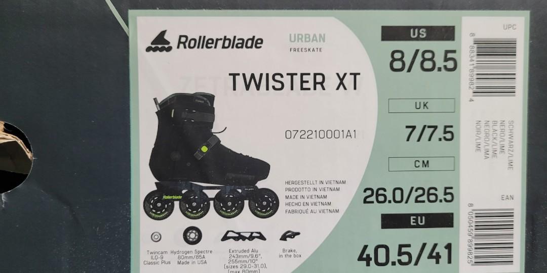 Rollerblade Twister XT, Sports Equipment, Sports & Games, Skates ...