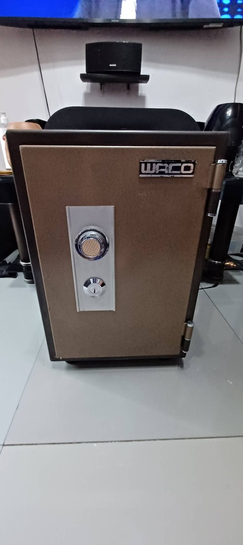 Safety Vault with Key and Number Combinations, Furniture & Home Living ...