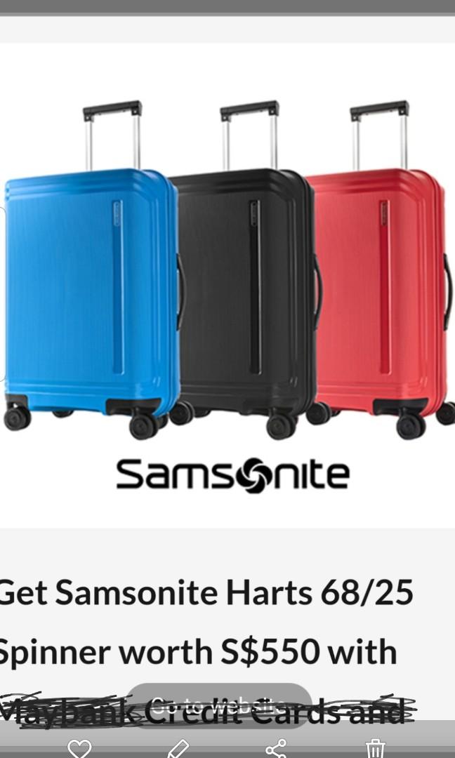 Samsonite Spinner 68/25, Hobbies & Toys, Travel, Luggage on Carousell