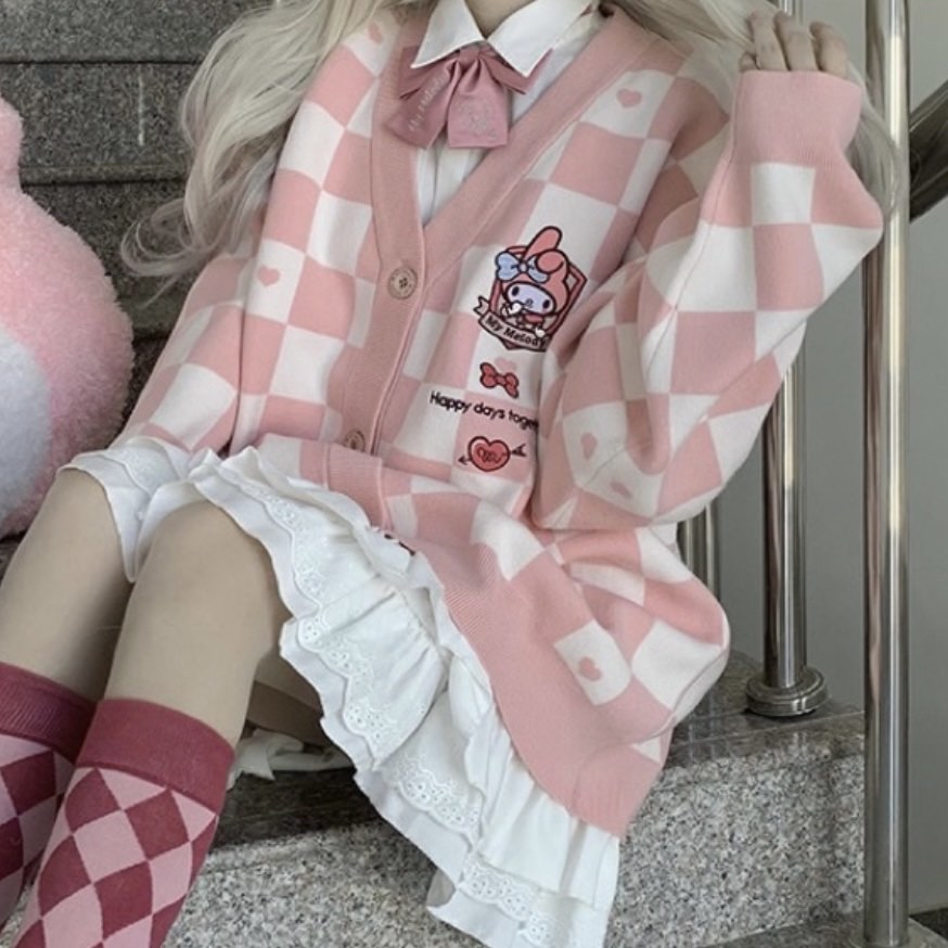 Sanrio My Melody, Pompompurin and Cinnamoroll Cardigans, Women's ...