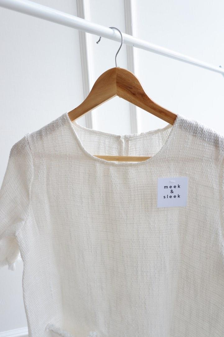 Sarah Tweed Dress, Women's Fashion, Tops, Blouses on Carousell