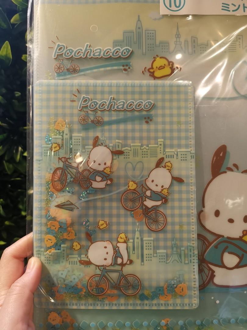Sealed instock Authentic Pochacco Sanrio Kuji City Cyling File set mini ...