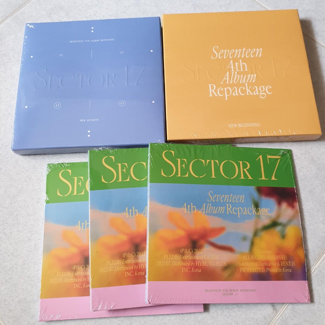 Seventeen Svt Sector 17 Albums, Compact Version and Weverse Version ...