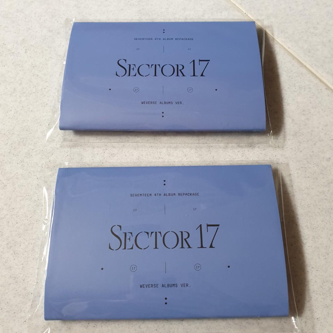 Seventeen Svt Sector 17 Albums, Compact Version and Weverse Version ...