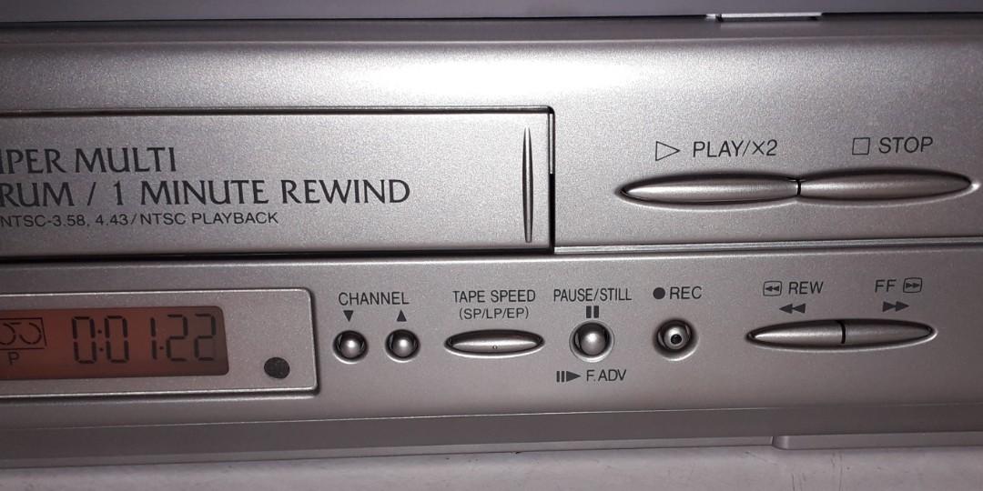 Sharp 6head hi-fi super multi VHS/VCR/Video Cassette player/Recorder ...
