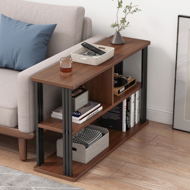 Side Coffee Table Simple metal framework handy, Furniture & Home Living ...